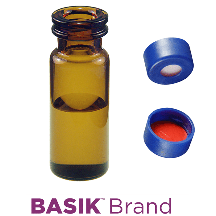 Vial & Cap Kit includes 100 EA 2ml, Snap Top, Amber Autosampler Vials ...