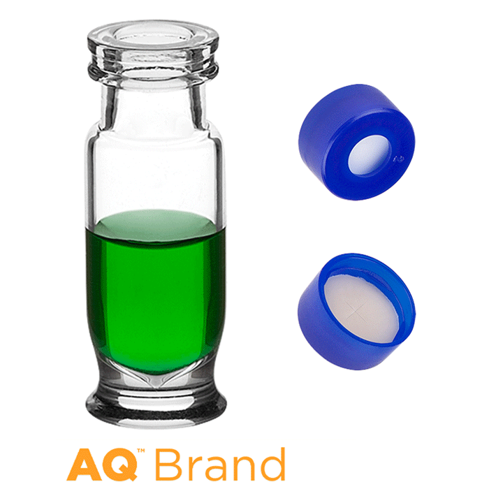 Vial & Cap Kit includes 100 EA 1.8ml, Maximum Recovery, Snap Top, Clear ...