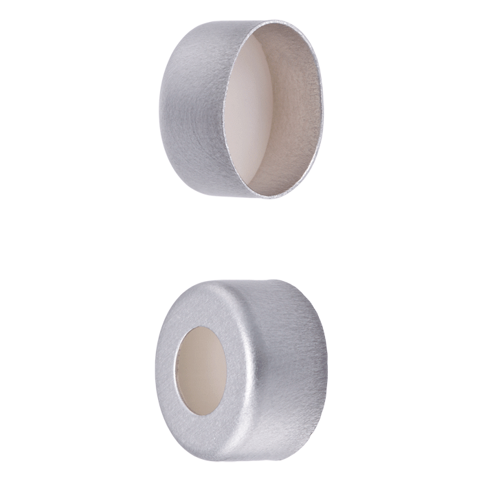 Vial & Cap Kit includes 100 EA 2ml, Snap / Crimp Top, Clear Autosampler ...