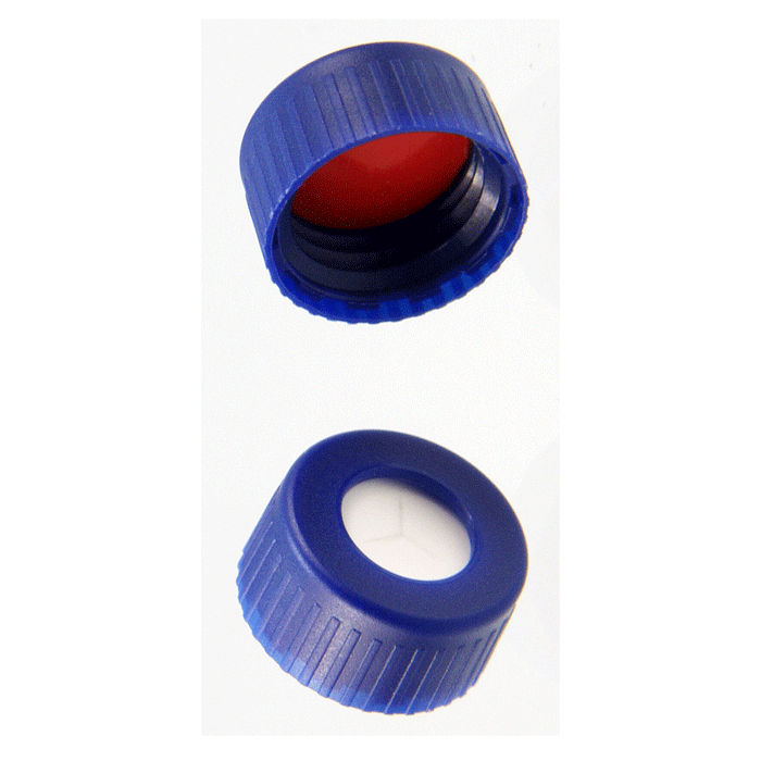 Caps, Screw Top, with Silicone Rubber / PTFE Partial Pre-Slit (Y Shape ...