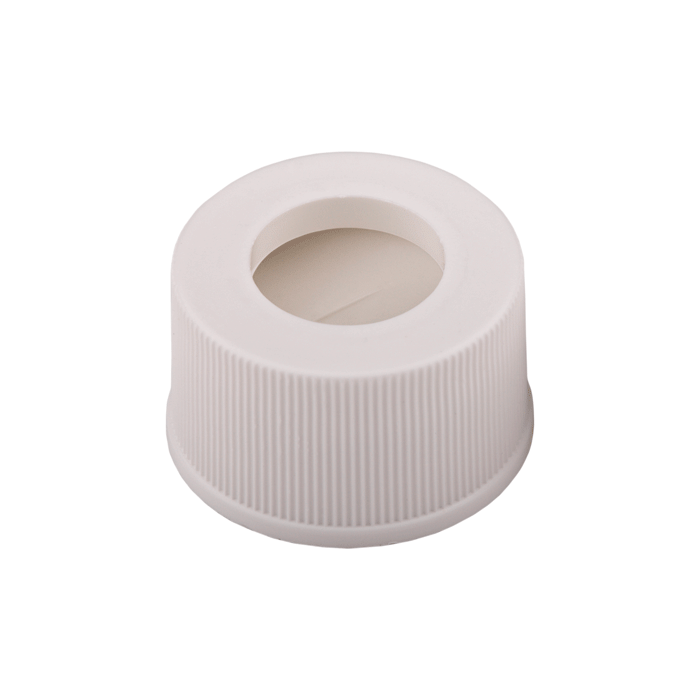 Caps, Screw Top, with Silicone Rubber / PTFE Pre-Slit Septa, bonded in ...