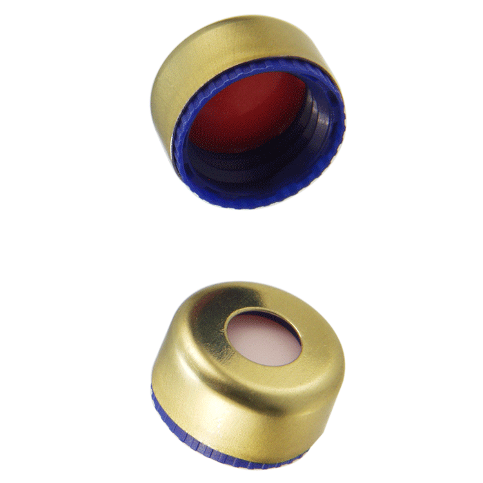 Caps, Screw Top, with Silicone Rubber / PTFE, ultra-clean Septa, fitted ...