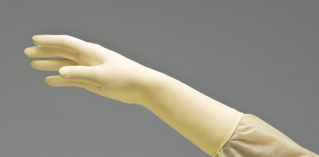 Surgical Glove DermAssist® Size 8.5 Sterile Latex Standard Cuff Length ...