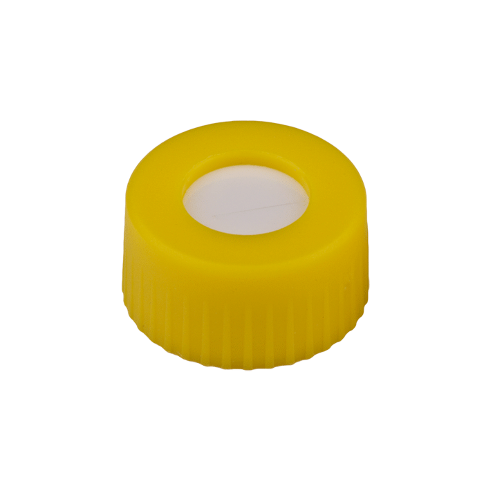 Caps, Screw Top, with Silicone Rubber / PTFE Pre-Slit Septa, bonded in ...