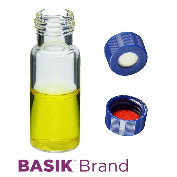 Vial & Cap Kit Includes 100 EA 2ml, Screw Top, Clear Autosampler Vials ...