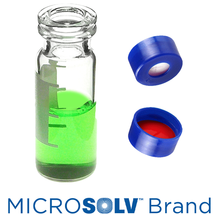 Vial & Cap Kit includes 100 EA 2ml, Snap Top, Clear Autosampler Vials ...