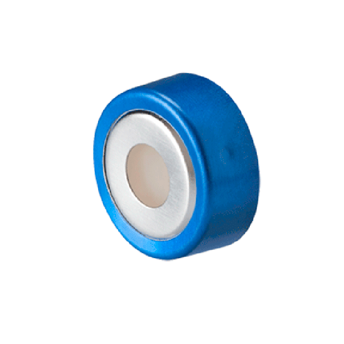 Caps, Headspace, Crimp Top, with Translucent Silicone Rubber / Natural ...