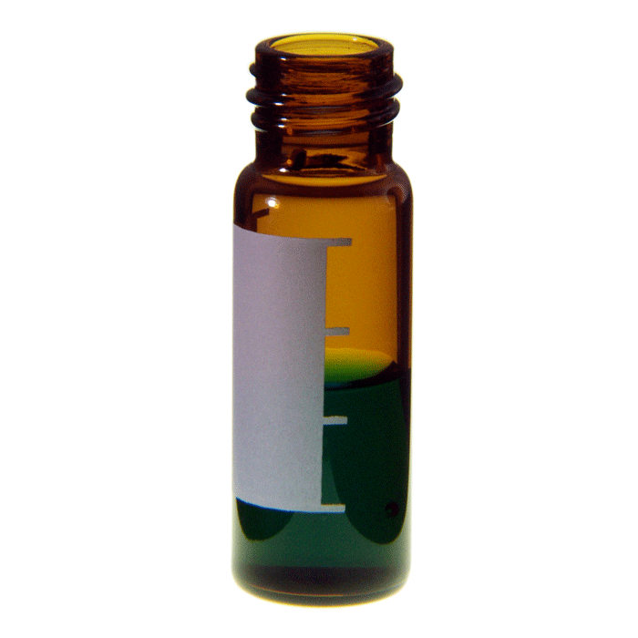 Vial & Cap Kit Includes 100 EA 4ml, Screw Top, Amber Autosampler Vials ...