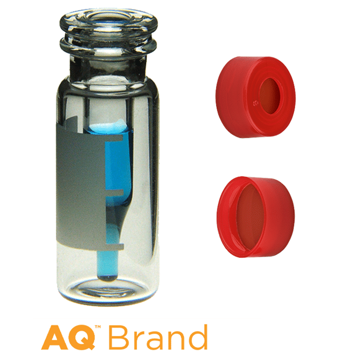 Vial & Cap Kit includes 100 EA 300ul, Fused Insert, Snap Top, Clear ...